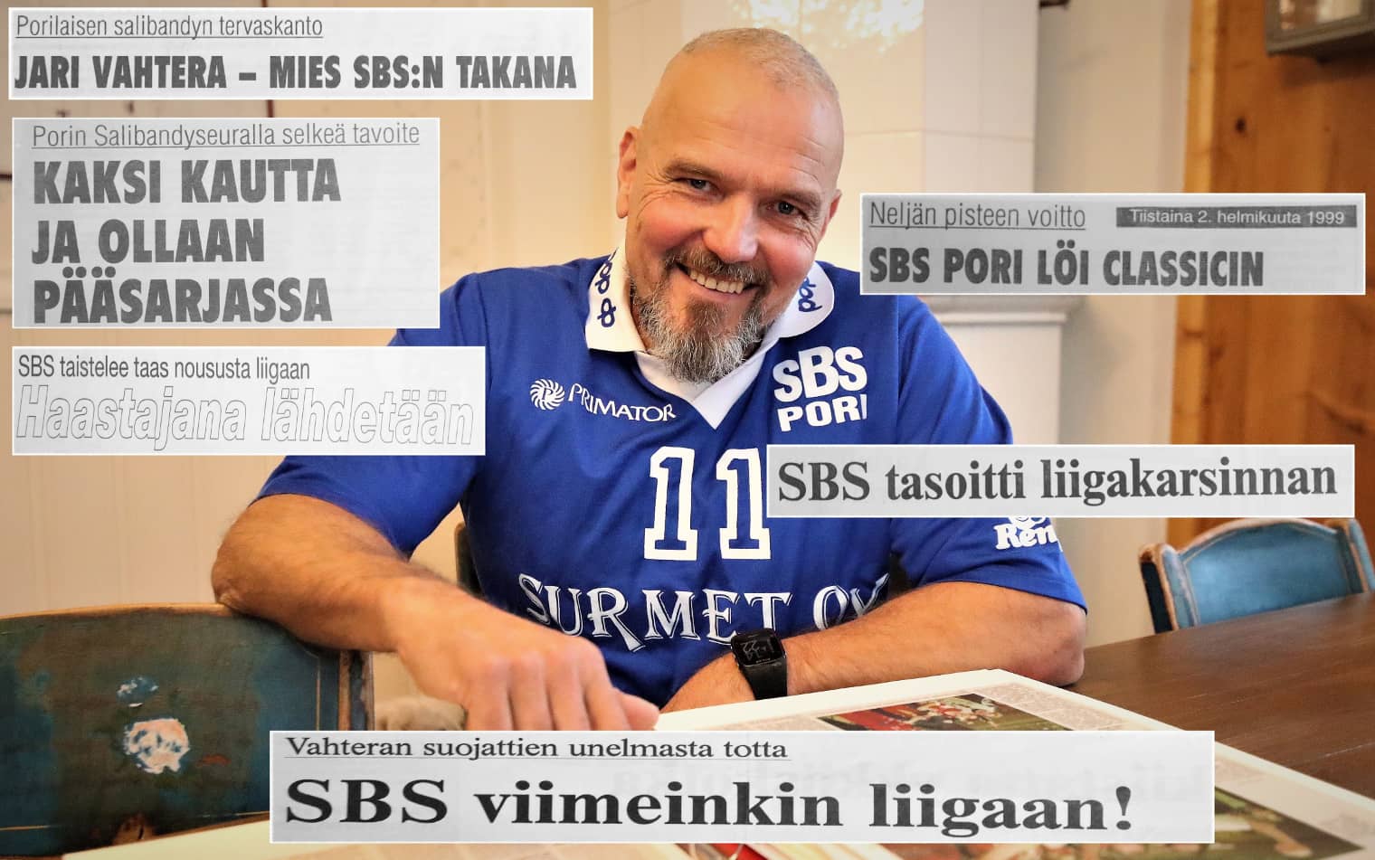 Salibandylegenda Jari Vahtera oli monessa mukana, kun Pori nousi ...